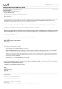 Bukti Korespondensi The Open Psychology Journal - Unika Repository